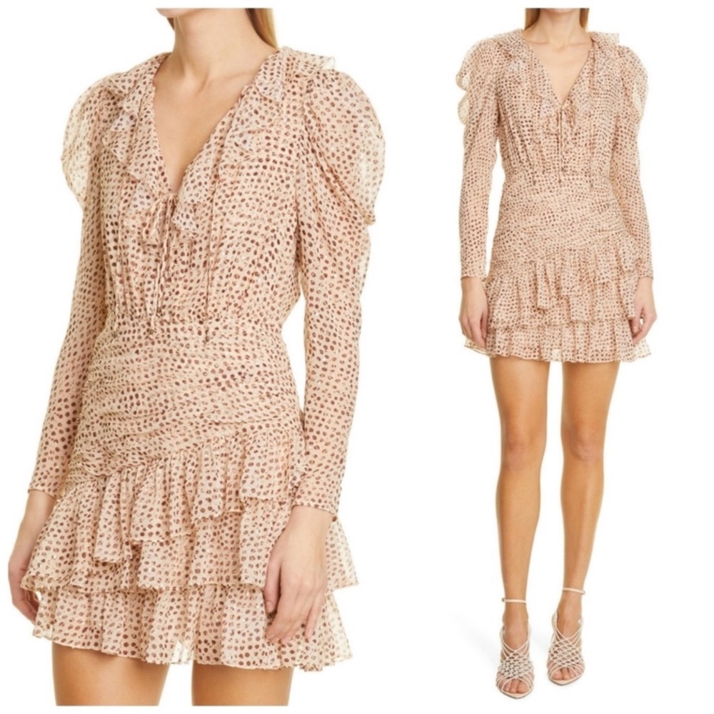 Ulla Johnson Cecily Silk Blend Mini Dress Sz 0 - Gem